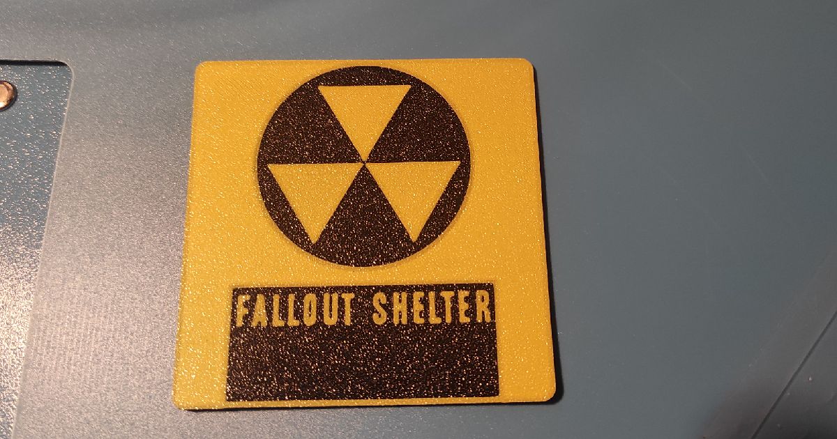 Fallout logo by Mark | Download free STL model | Printables.com