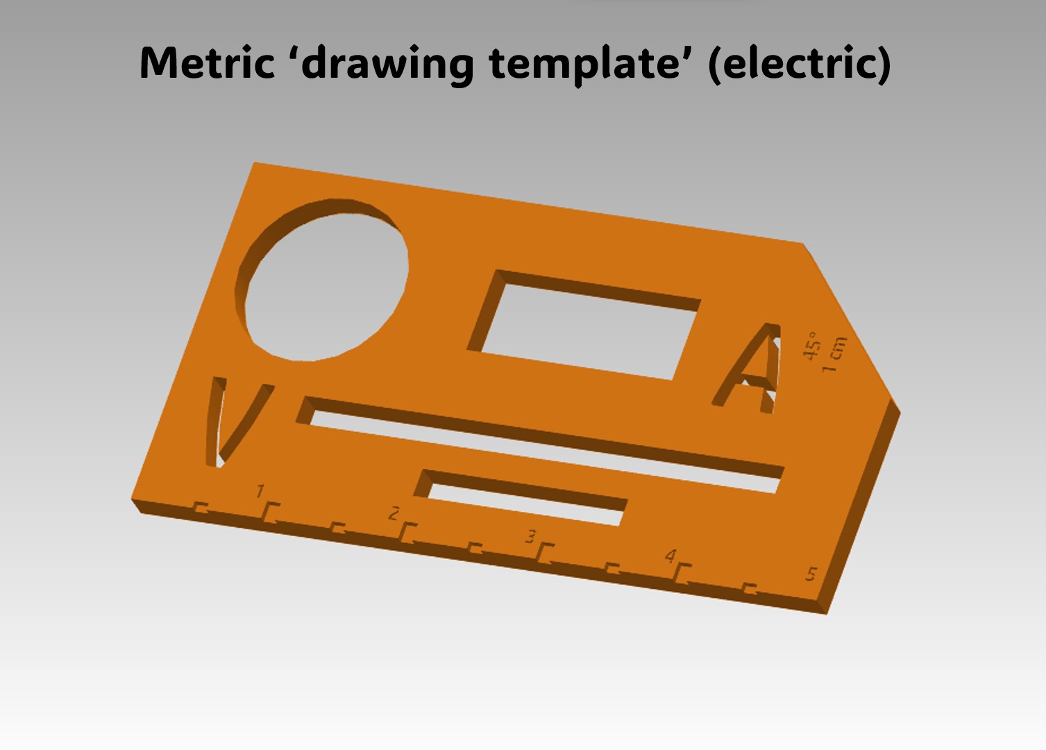 Drawing template (electric) by Ruben Hauwaerts | Download free STL ...