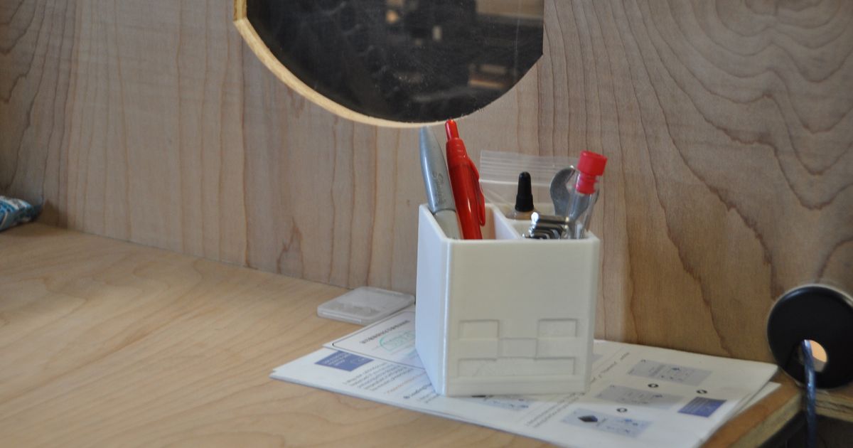 Minecraft mob head pencil cups by T 3D | Download free STL model ...