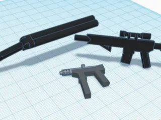 dummy 13 gun pack #5 by Random-name | Download free STL model ...