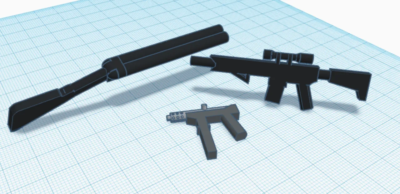 dummy 13 gun pack #5 by Random-name | Download free STL model ...