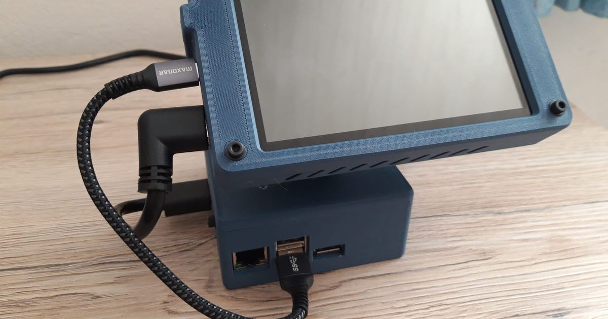 Gehäuse MKS PI mit MKS IPS50 Display by HOLOR | Download free STL model ...