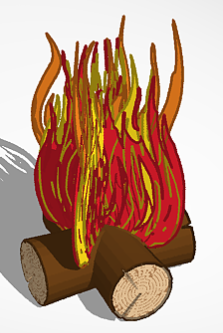 3D Campfire by TheNerd@Work28 | Download free STL model | Printables.com