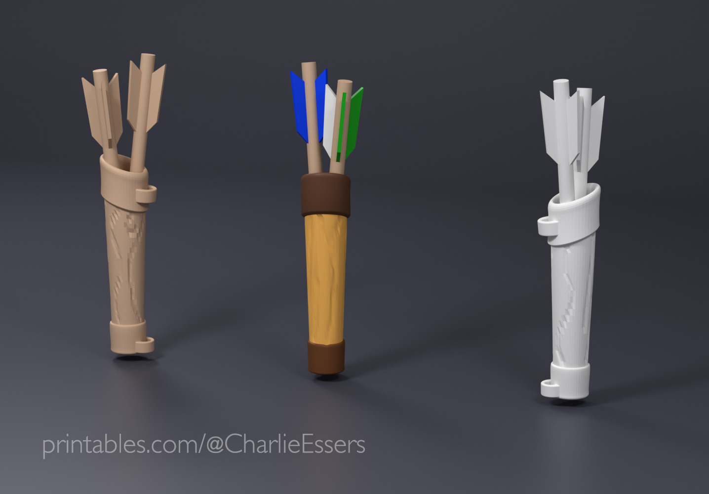 Fantasy Mini Arrow Quiver by Charlie Essers | Download free STL model ...