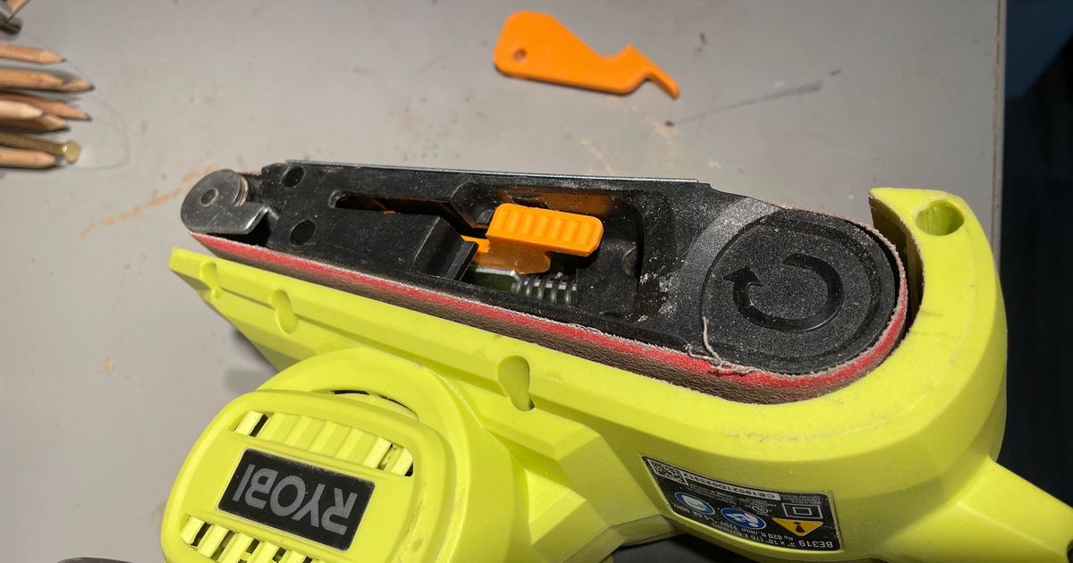 Ryobi Belt Sander replacement lever by Rishabh Garikiparithi | Download ...