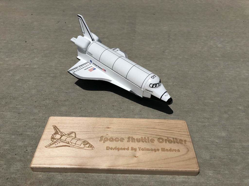 Space Shuttle Model Rocket (based on Estes Baby Bertha) by Talmage ...