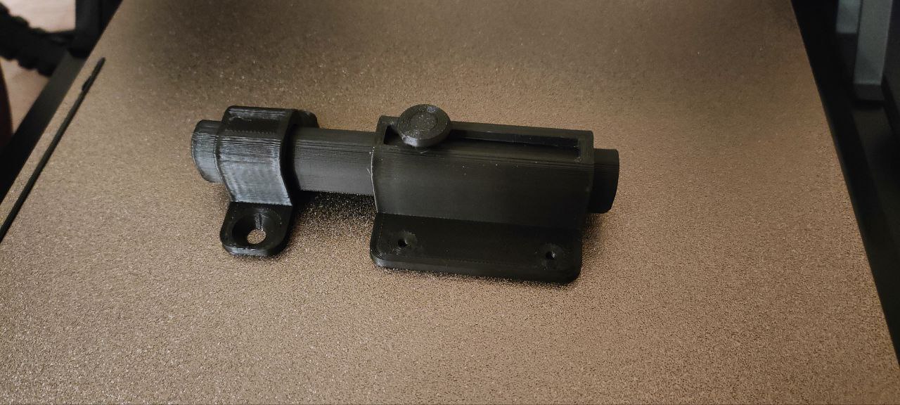 Sliding Bolt Latch by Big B | Download free STL model | Printables.com