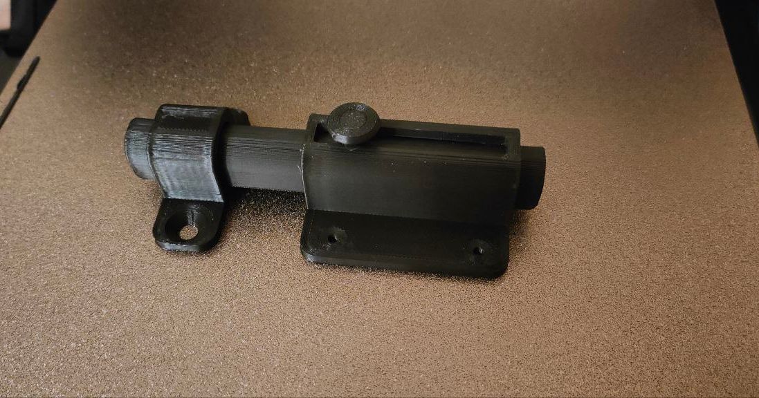 Sliding Bolt Latch by Big B | Download free STL model | Printables.com
