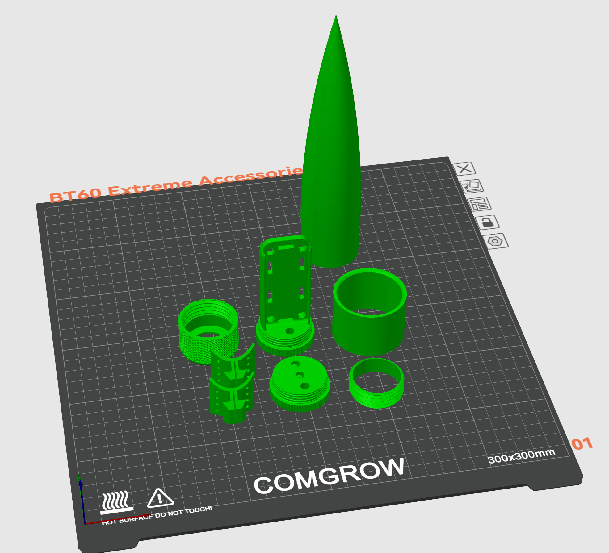 Support Models for my BT60/29mm Extreme Series Rocket Kits by David ...