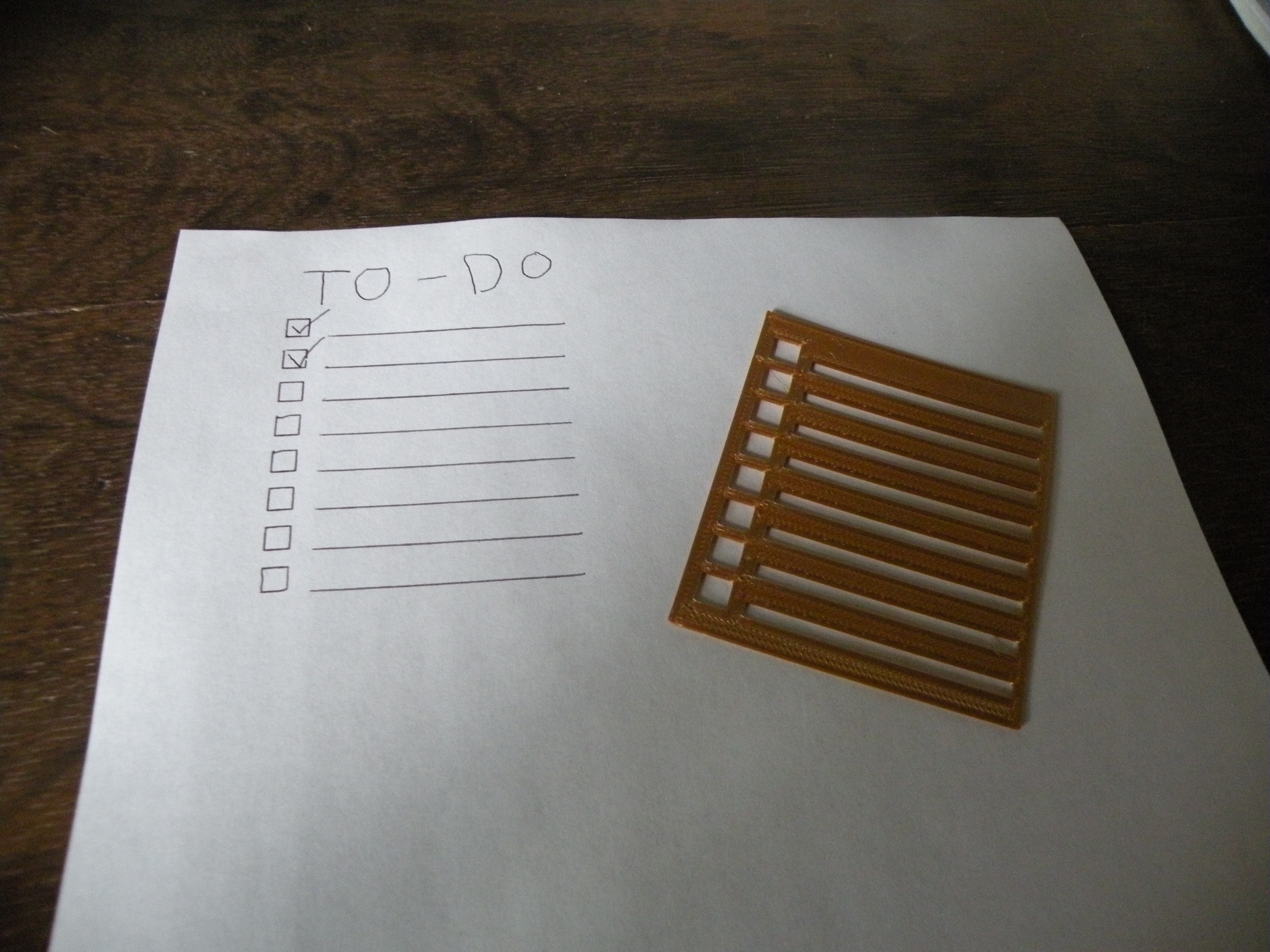 TO-DO List Stencil by Penguino | Download free STL model | Printables.com