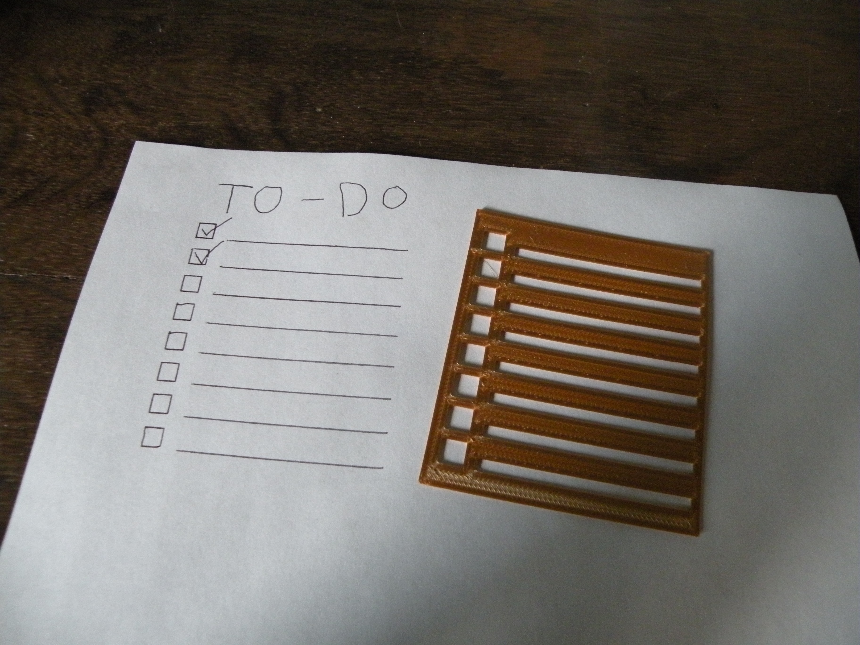 TO-DO List Stencil by Penguino | Download free STL model | Printables.com