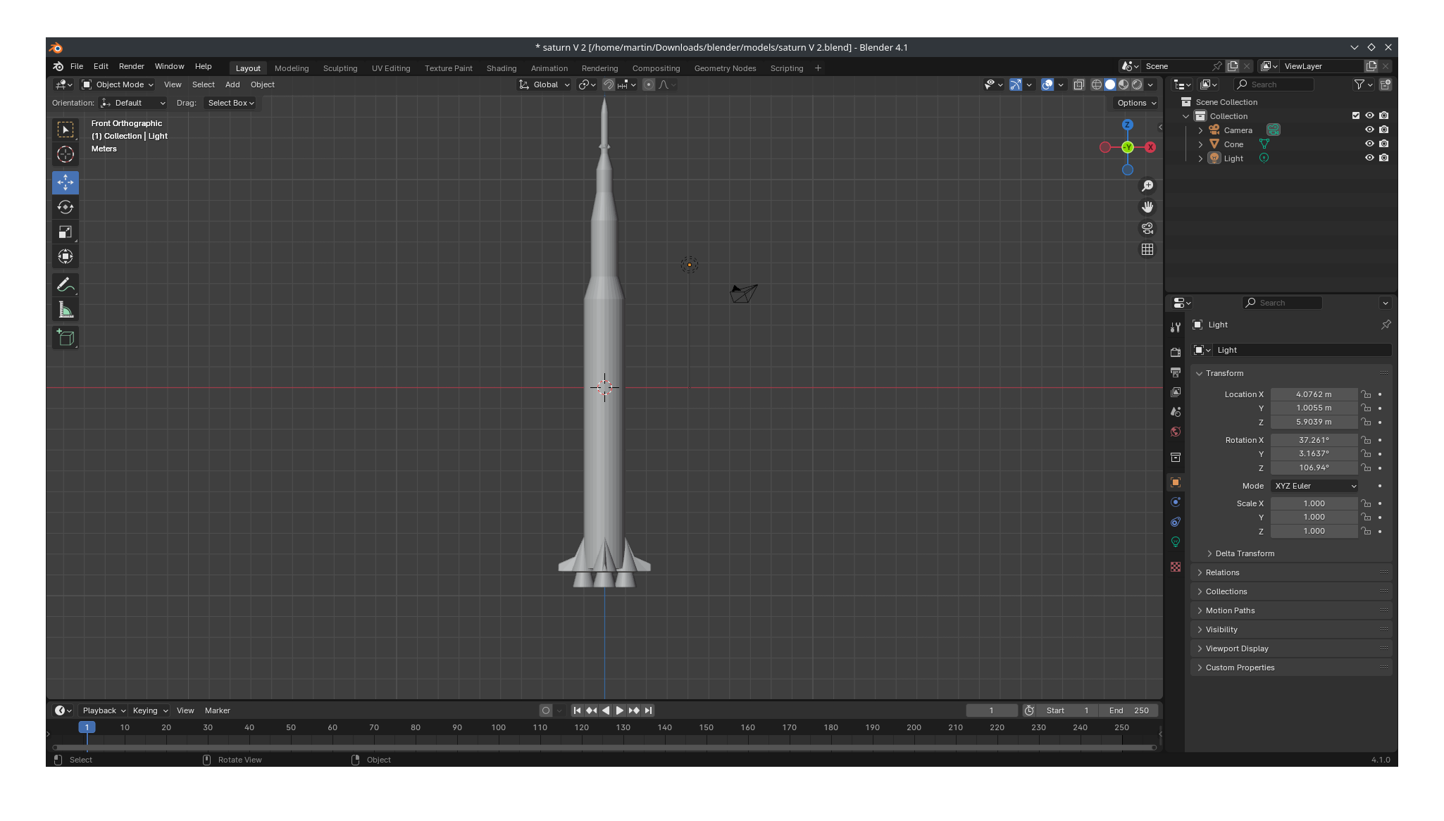 Saturn V rocket by schrodcat | Download free STL model | Printables.com