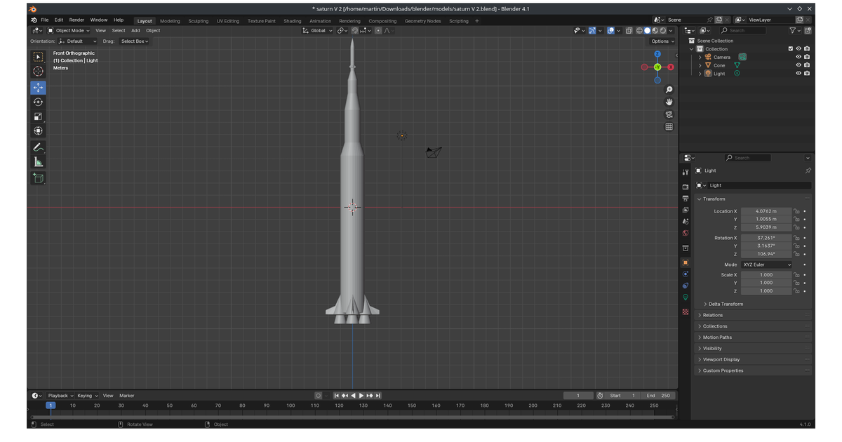 Saturn V rocket by schrodcat | Download free STL model | Printables.com