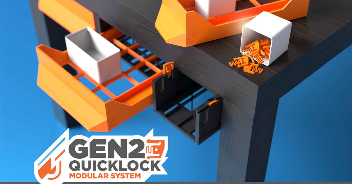 Gen2 Gridfinity Drawers V2 By Jerrari Download Free Stl Model