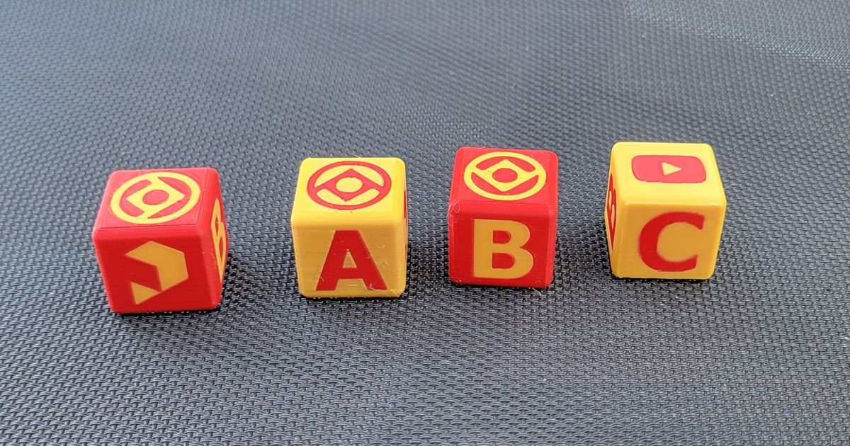 Dual Color ABC Printables Calibration Cube by m_IDEX | Download free ...