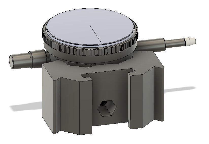 Fixture for dial indicator by OnslowTheHermit | Download free STL model ...