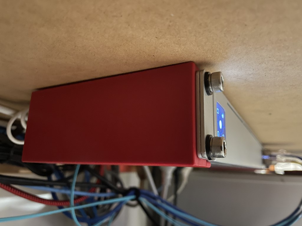 Under Desk Switch Mount 1RU by Mr-J | Download free STL model ...