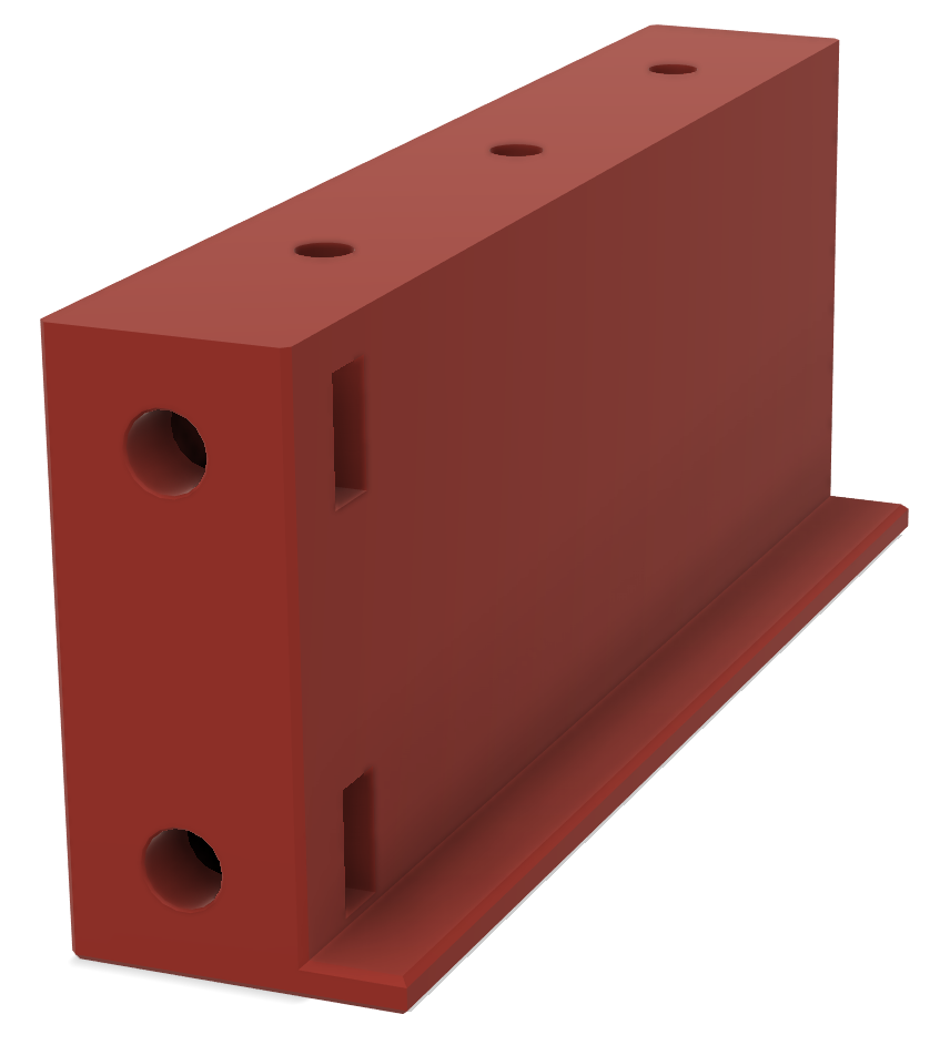 Under Desk Switch Mount 1RU by Mr-J | Download free STL model ...