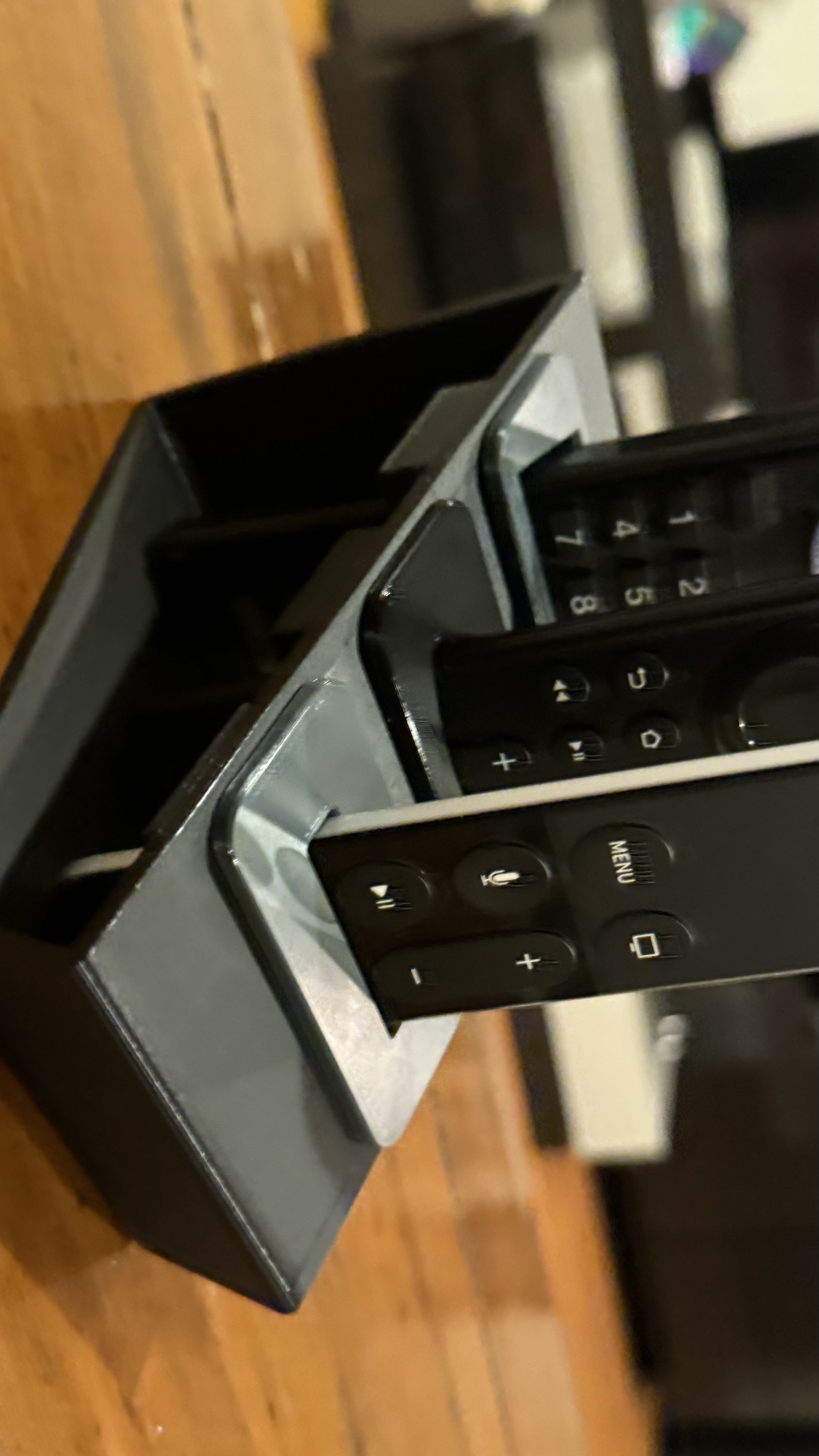 Customizable Parametric TV Remote Stand by crashkg | Download free STL ...