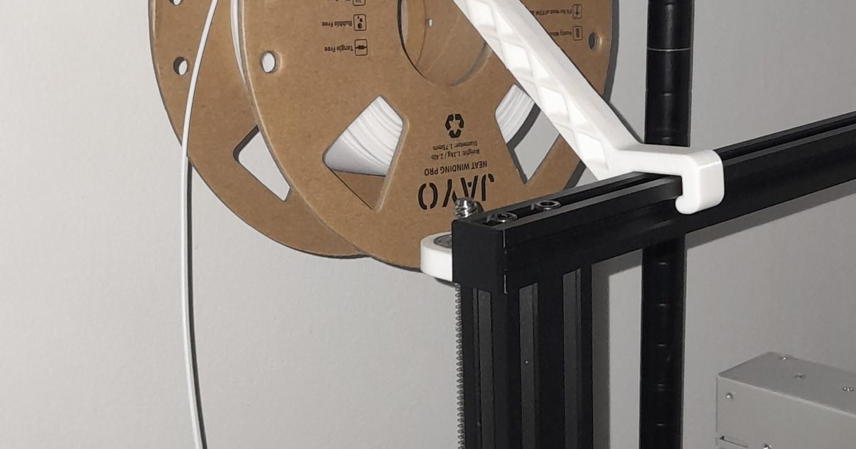 Improved Custom Spool Hanger by Douglas Piper | Download free STL model ...