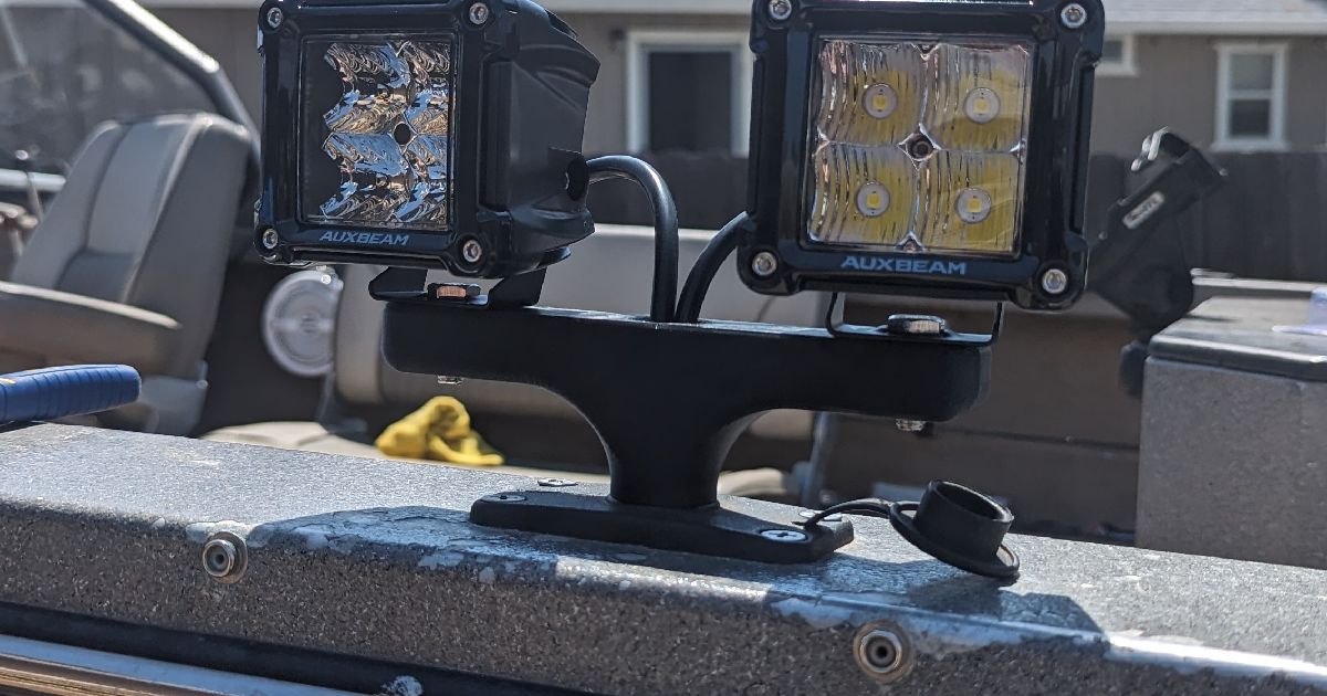 Scotty Dual Light Pod Mount by flawless7m | Download free STL model ...