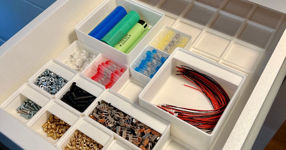 Gridfinity Baseplates for IKEA MICKE von ArunasVell | Kostenloses STL ...