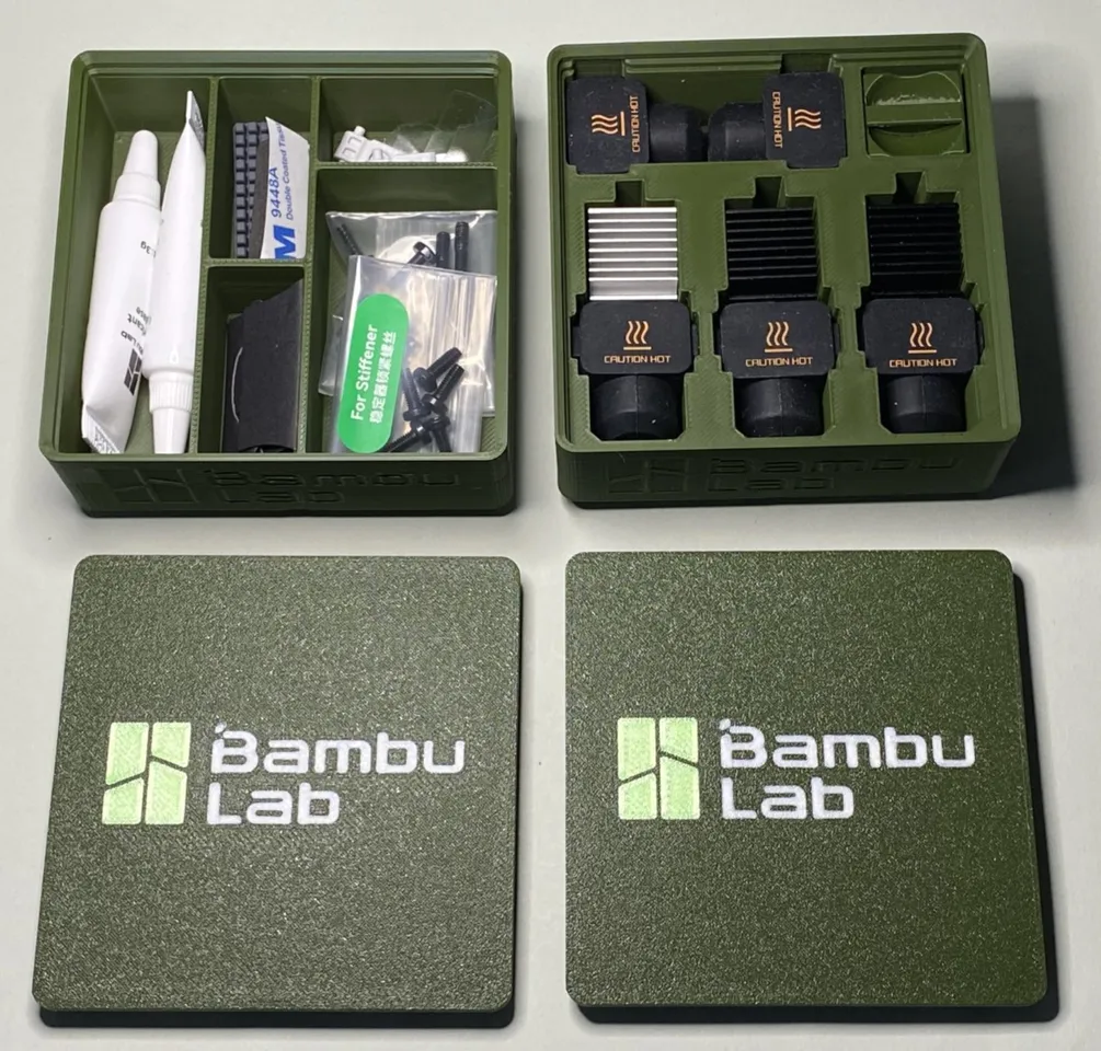 Bambu Lab Small Tools Container with Bambu Lab Lid (Gridfinity W2xD2xH4 ...