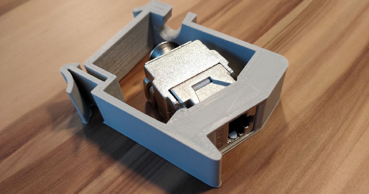 DIN Rail Frame for Keystone by friedmann_martin | Download free STL ...