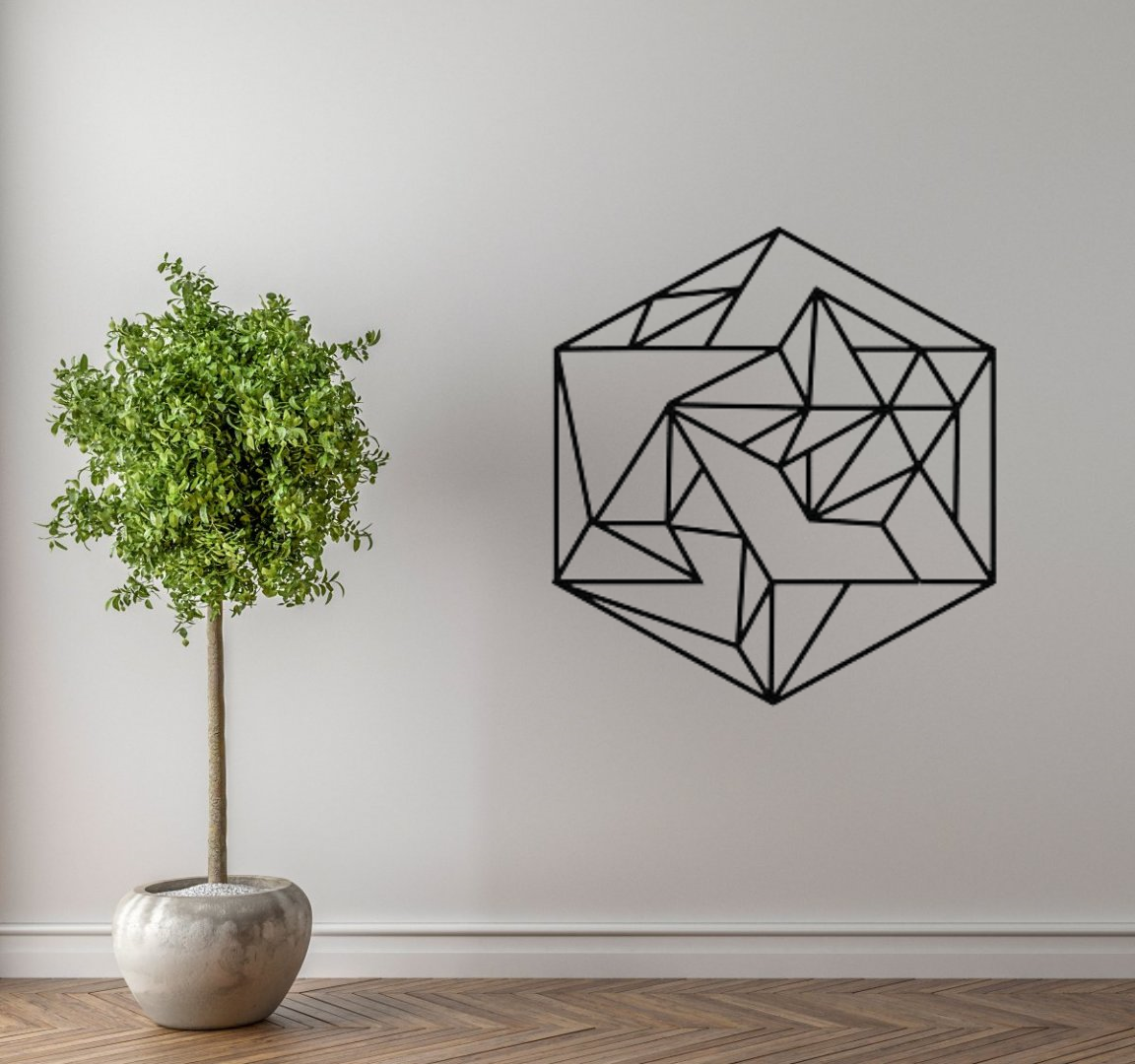 geometric wallart by Prostě já | Download free STL model | Printables.com