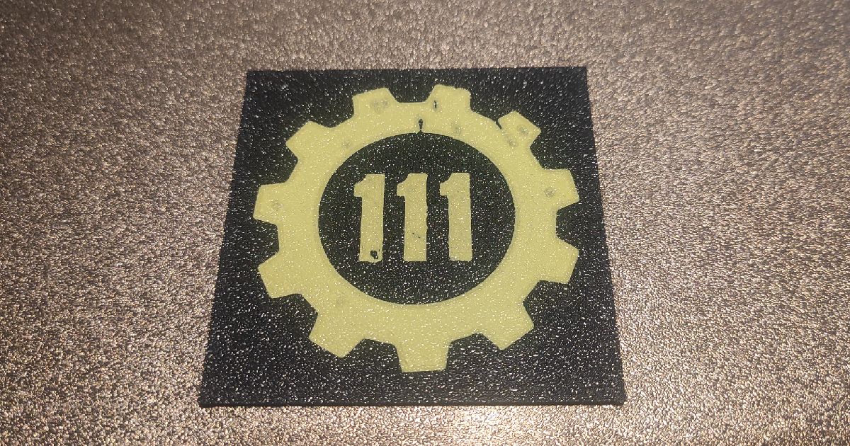 fallout logo by Mark | Download free STL model | Printables.com
