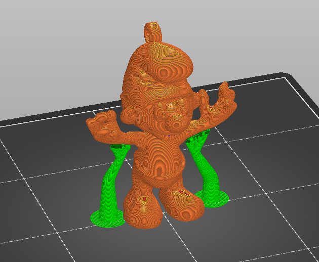 Smurf keychain / Christmas ornament by 3D PRINT | Download free STL ...