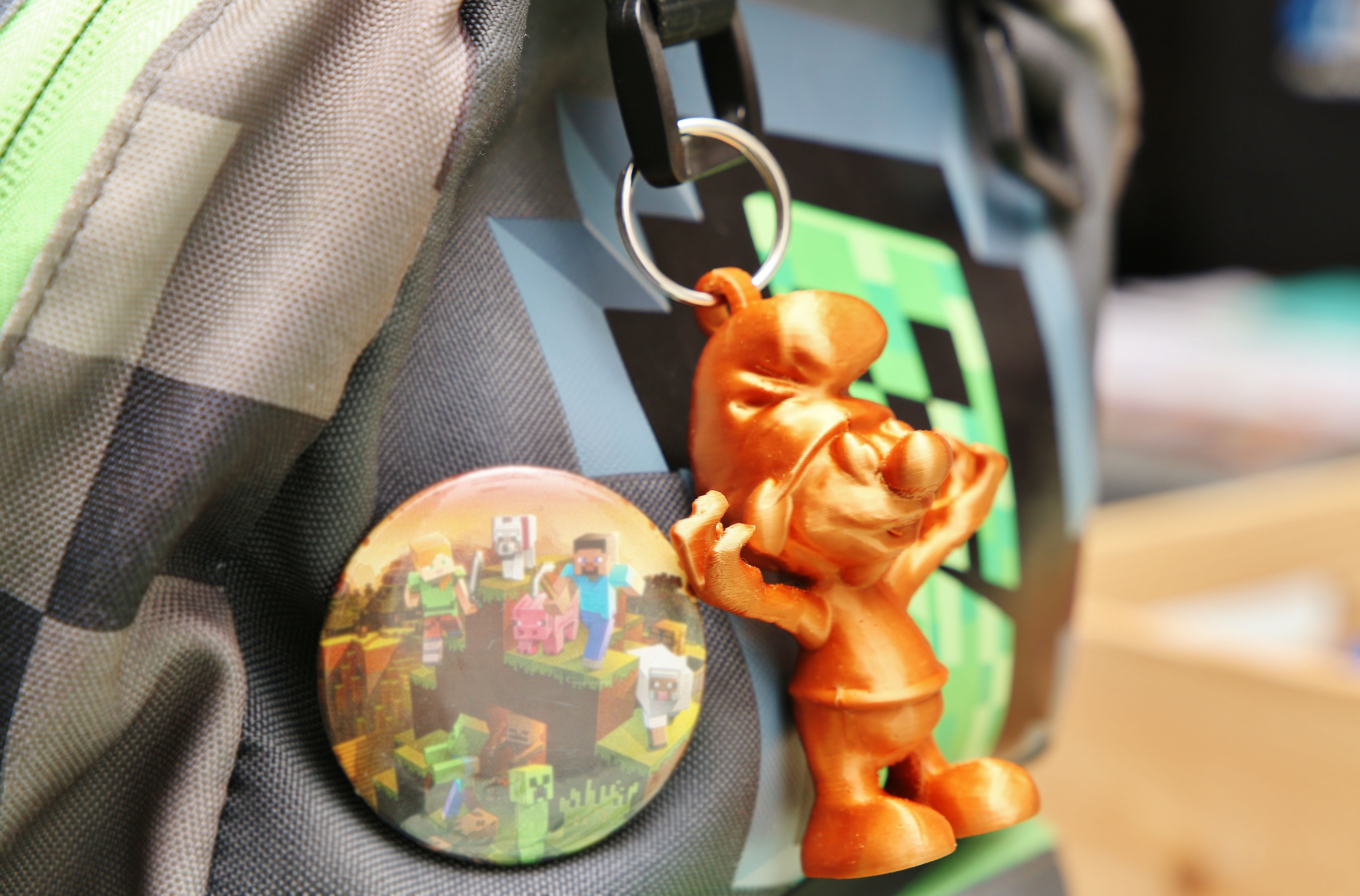 Smurf keychain / Christmas ornament by 3D PRINT | Download free STL ...