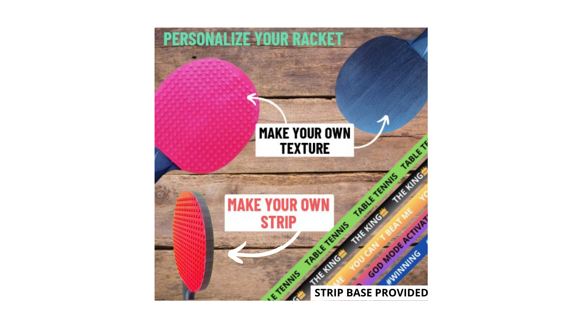 TABLE TENNIS RACKET by Zona 3d | Download free STL model | Printables.com