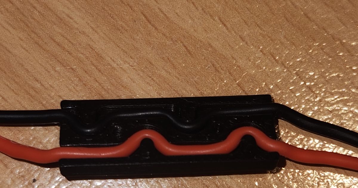 Cable / wire strain relief by jufy111 | Download free STL model ...