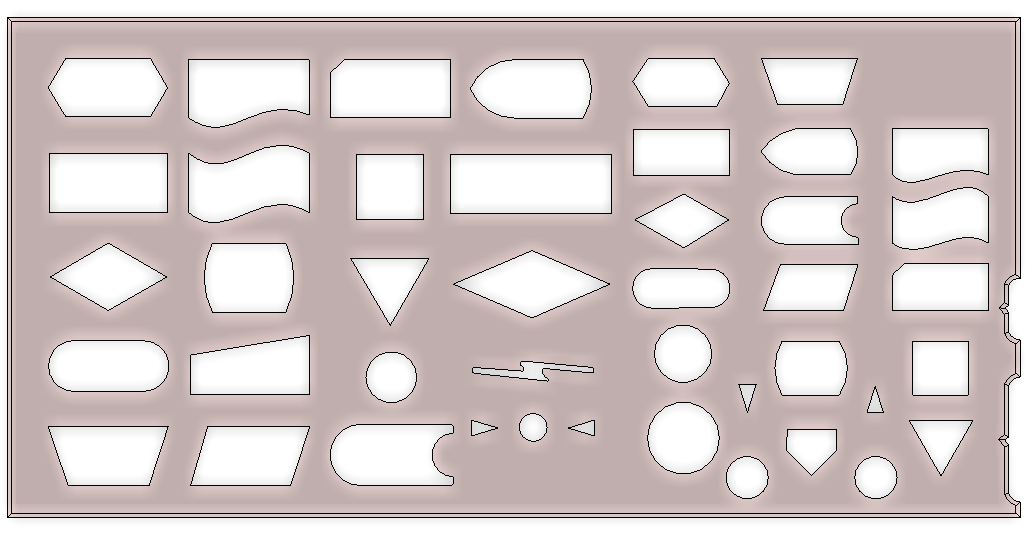 Drawing template Flow_chart by 3D Rejsen | Download free STL model ...