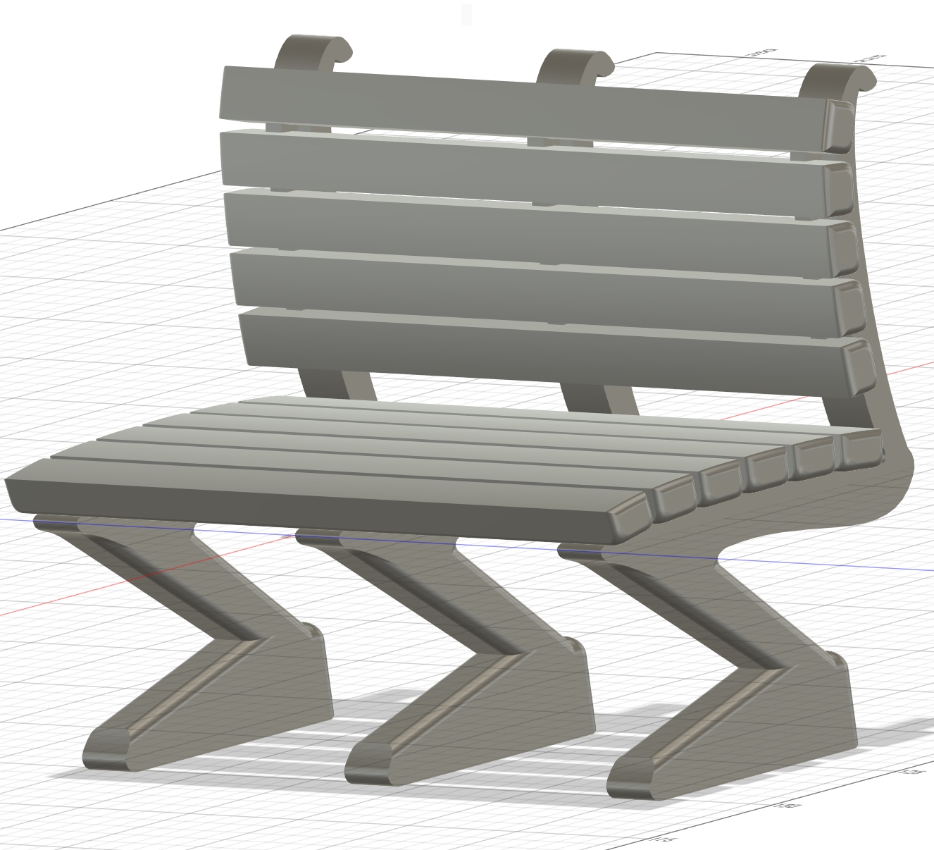 Bench by Bert Dammann | Download free STL model | Printables.com
