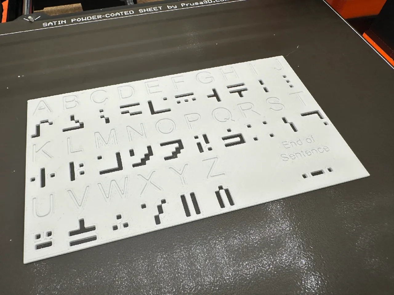 Stencil for Standard Galactic Alphabet by eof | Download free STL model ...