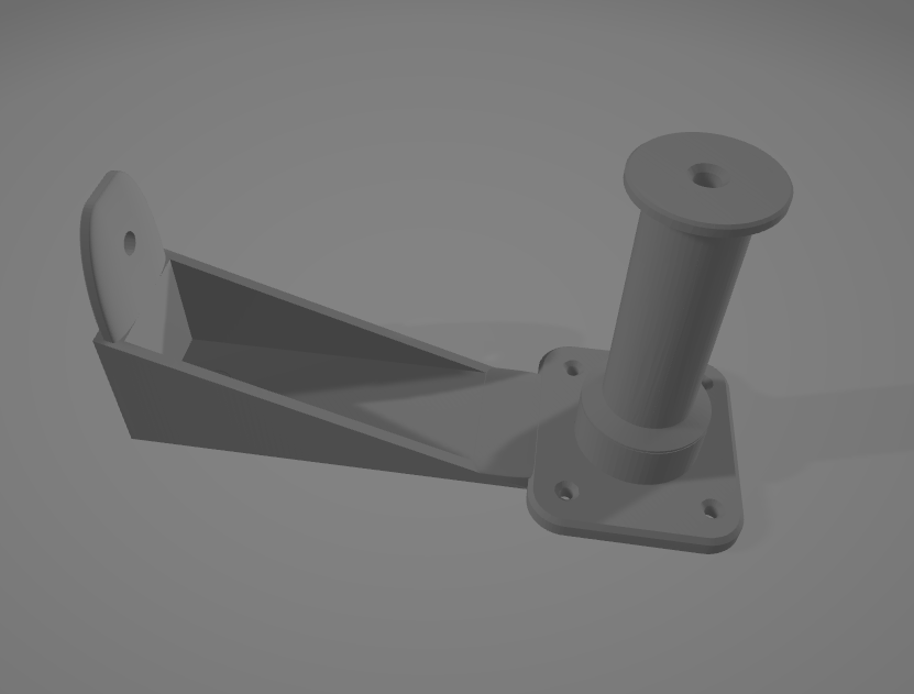 Wall Mount spool feeder by Travis Stahl | Download free STL model ...