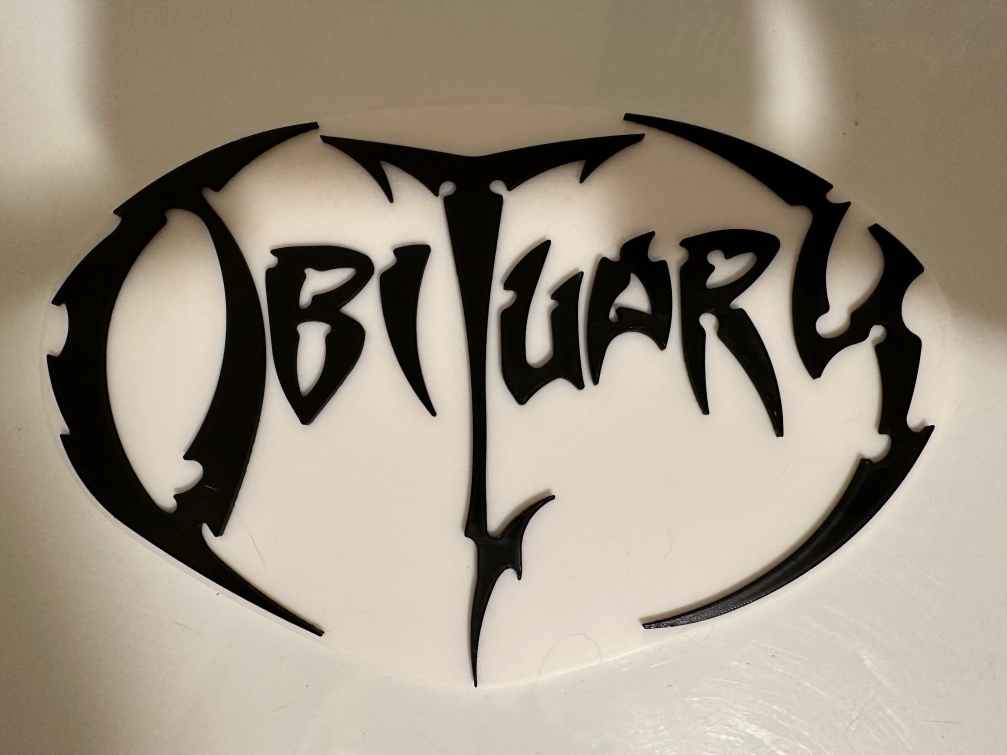 Obituary Band Sign by EJinGA | Download free STL model | Printables.com