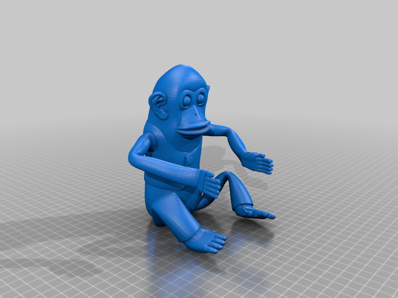 Cymbal Monkey Jolly chimp by 3dElp | Download free STL model ...