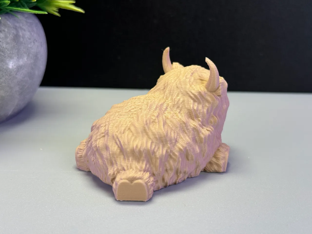 Cute Highland Cow by 3DPrintyi | Download free STL model | Printables.com