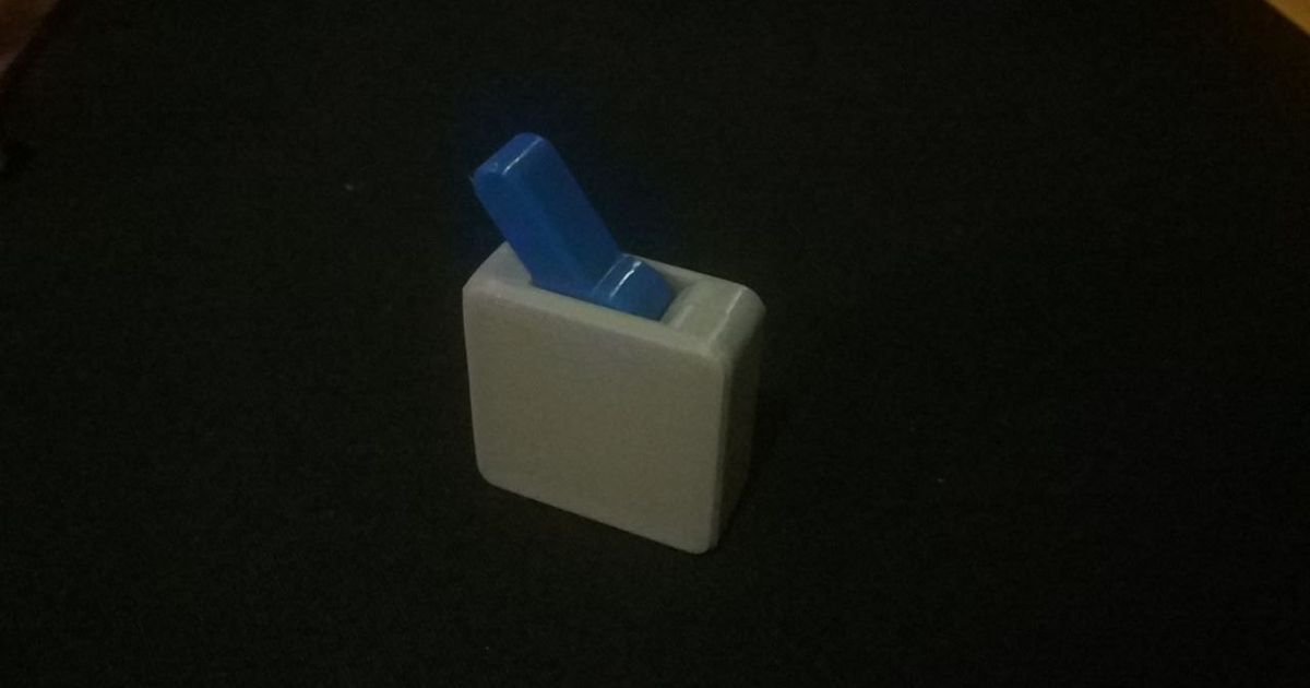 Fidget Toggle Switch (low tolerances version) by Harcos | Download free ...