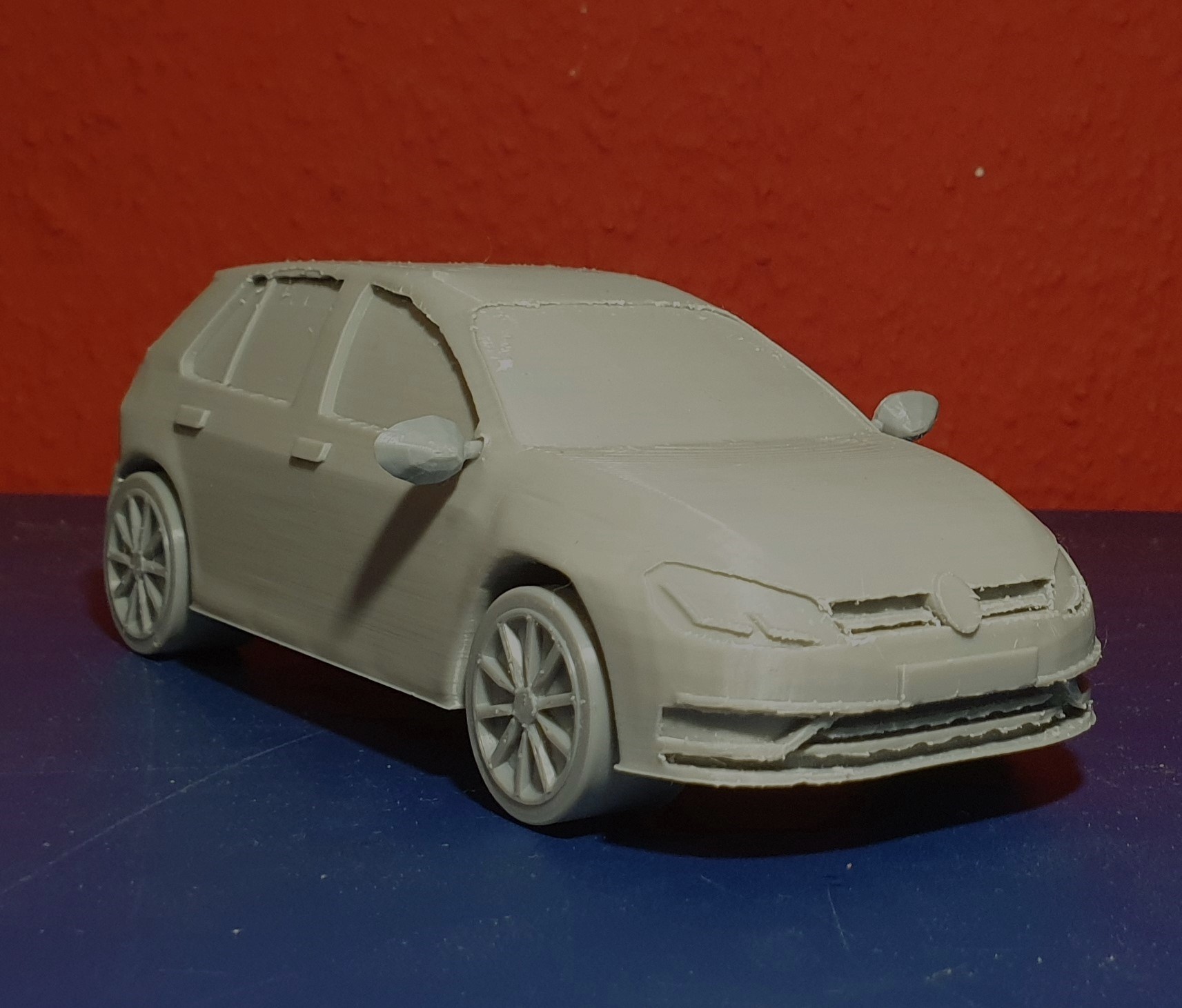 VW Golf Mk7 Model Car by Joni Hesi | Download free STL model ...