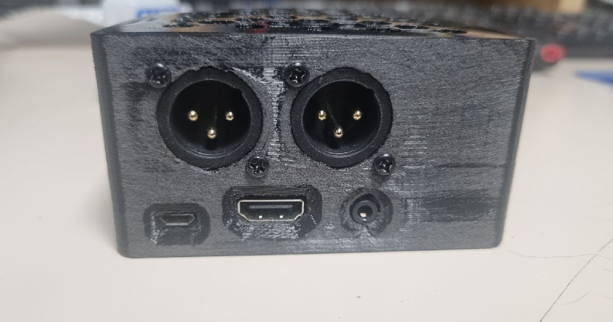 Hifiberry DAC2 PRO XLR Case by mllunanox | Download free STL model ...