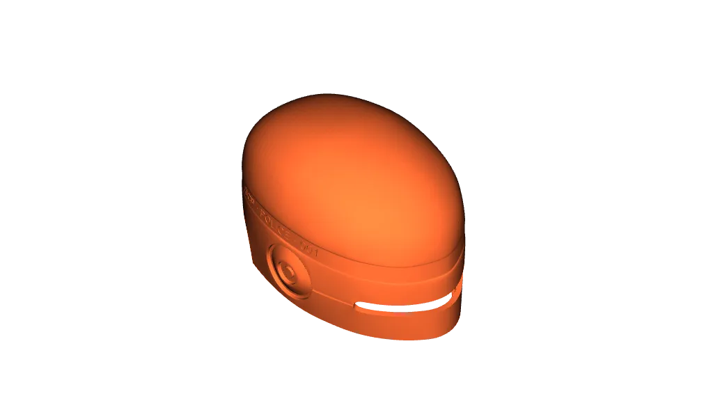 Robocop Helmet 2.0 by Clark | Download free STL model | Printables.com