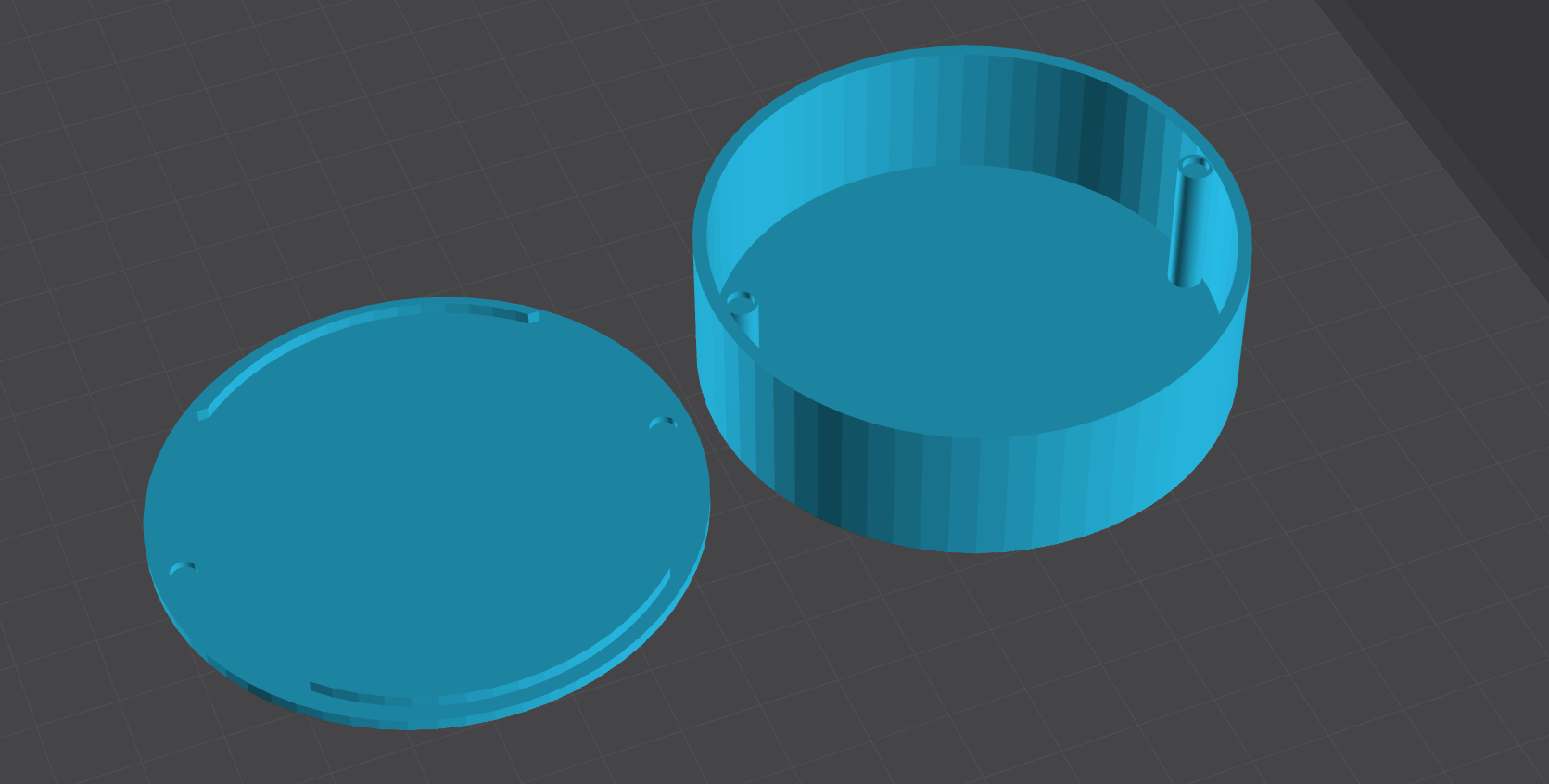 Round magnetic Enclosure by BadDad1776 | Download free STL model ...