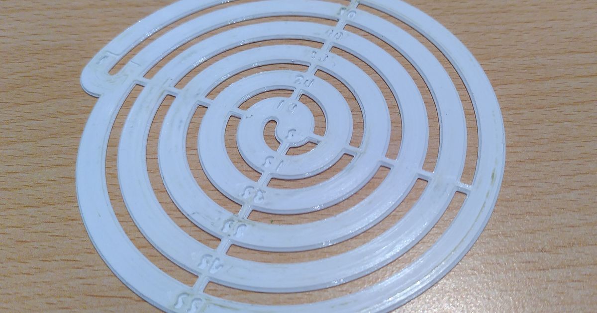 radius and spiral stencil by wolf3D | Download free STL model ...