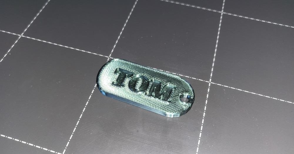 Visačka - Tag - Tom_text inside by BikkyPuff | Download free STL model ...