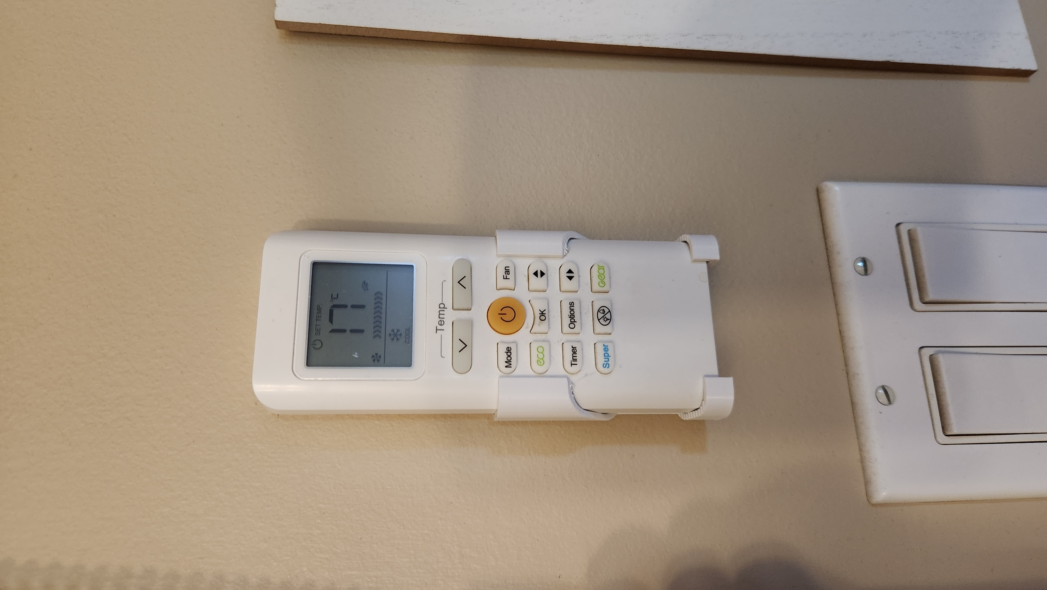 Air Conditioner Remote wall mount for Midea RG70E/BGEF RG70E/BGEFU1 by ...