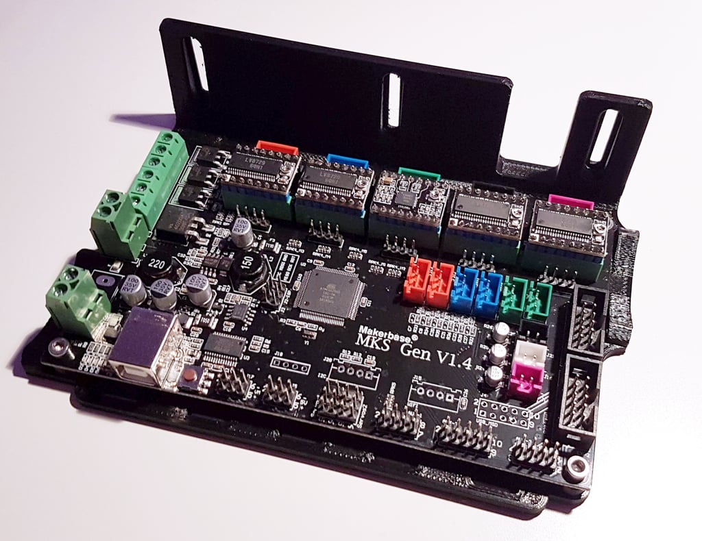 MKS Gen 1.4 mounting bracket by S3b | Download free STL model ...